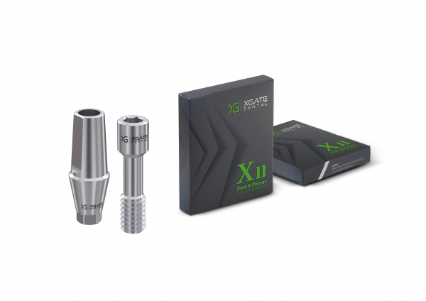 XGATE X11 (CONICAL HEX) + 1 ABUTMENT OF CHOICE - S.E. Implants ...